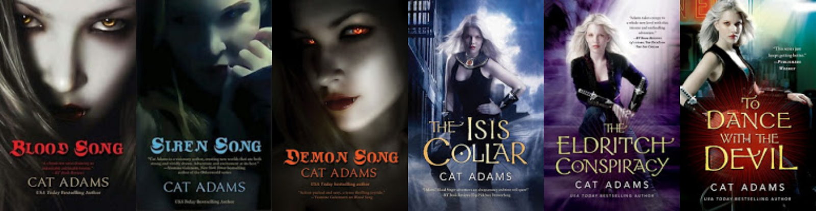 Leyendo entre mundos: Saga Blood Singer - Cat Adams