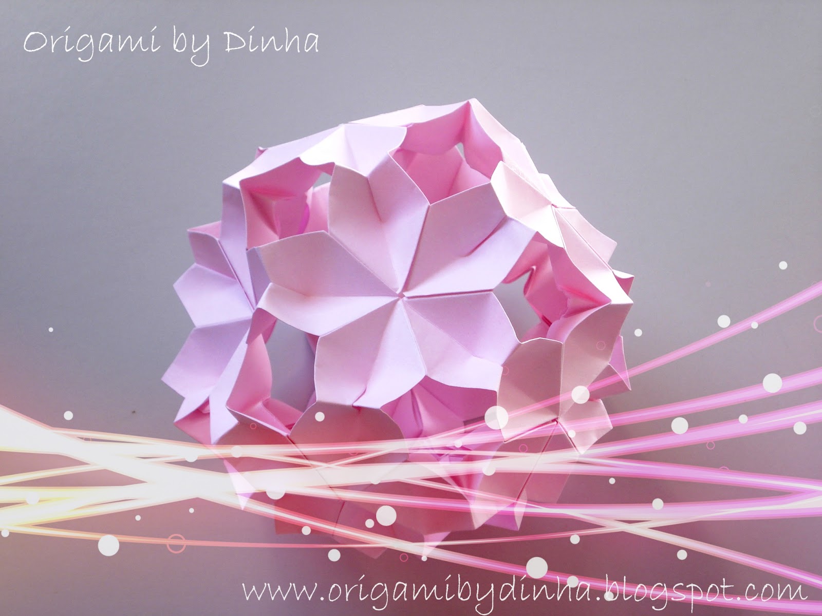 Sakuradama | Origami by Dinha