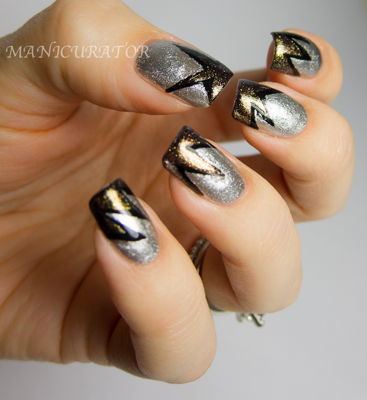 31DC: Day 30 - Inspired by a tutorial (Explosion nail art by Nailside ...