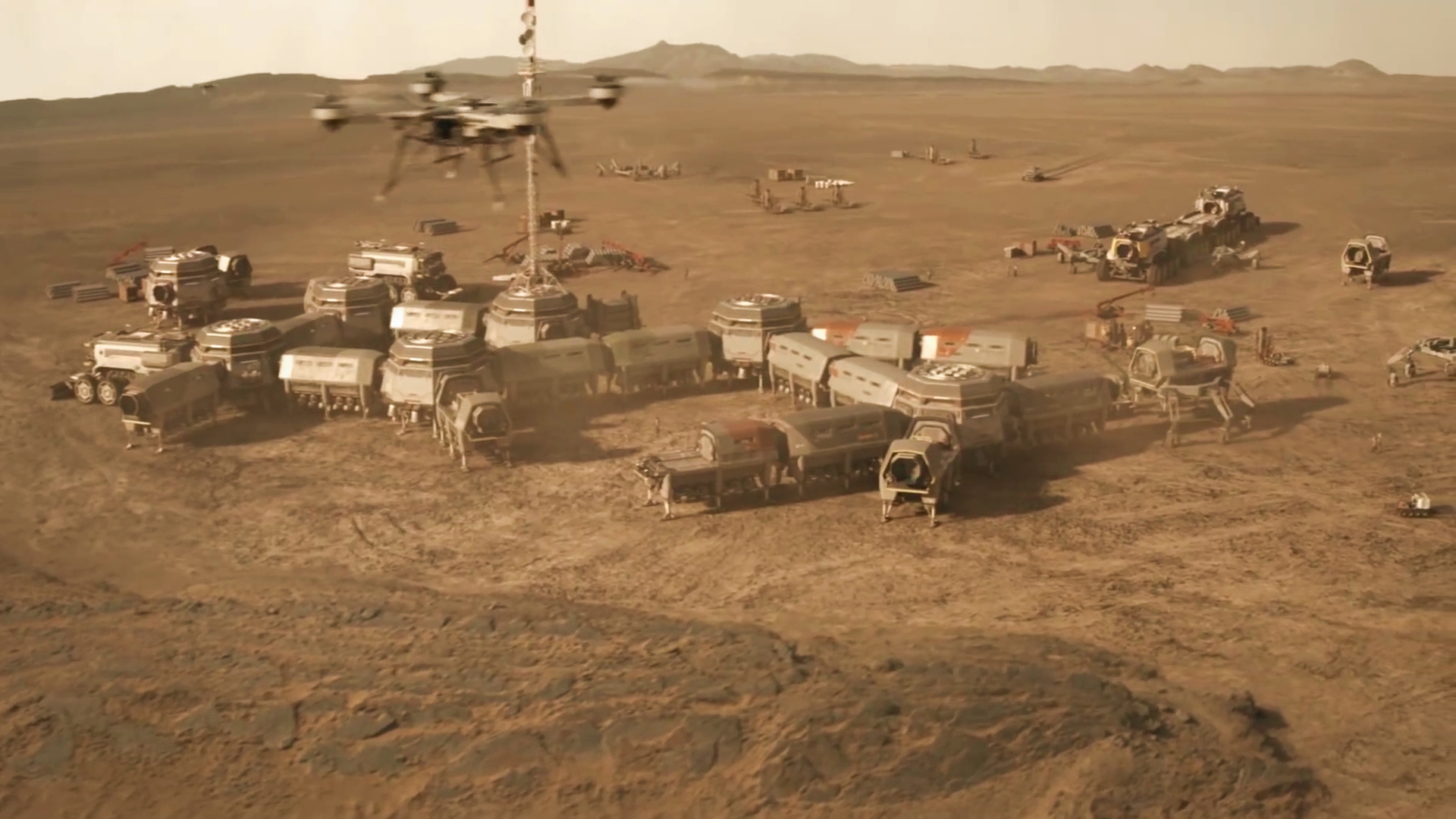 HD images from the season 2 trailer of NatGeo's "Mars" TV series ...