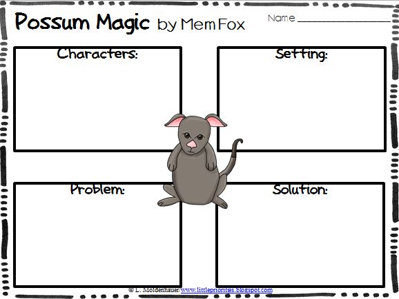 Mem Fox Comprehension Freebies - Little Priorities