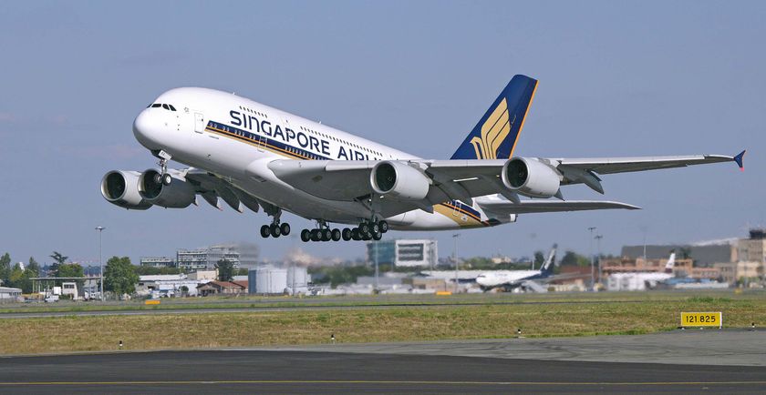 civil aviation: Singapore Airlines Routes Map