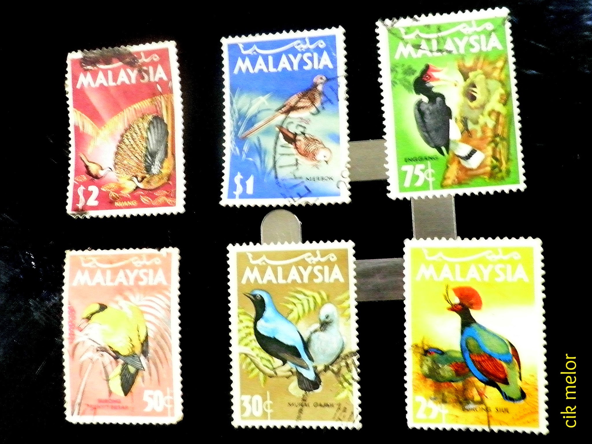 Dunia CMelor: Setem Antik Burung Malaysia Tahun 1965