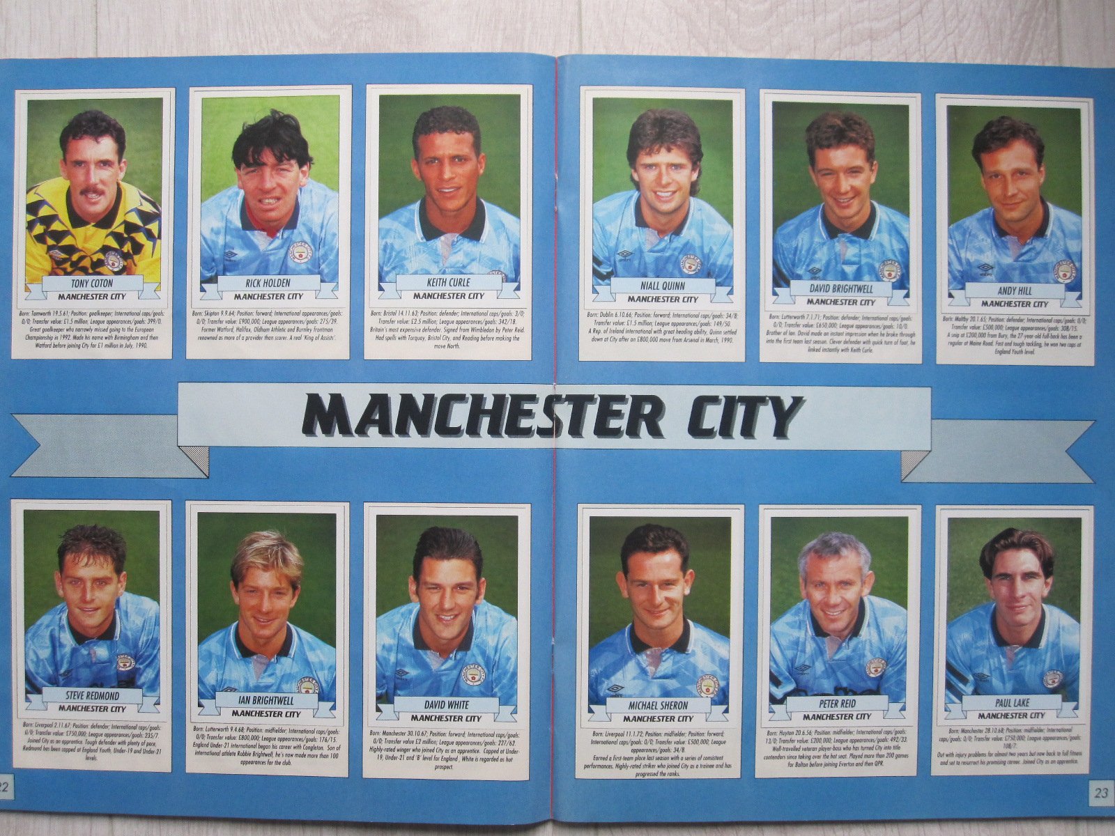 Only Good Stickers: Panini Football '93 (England)