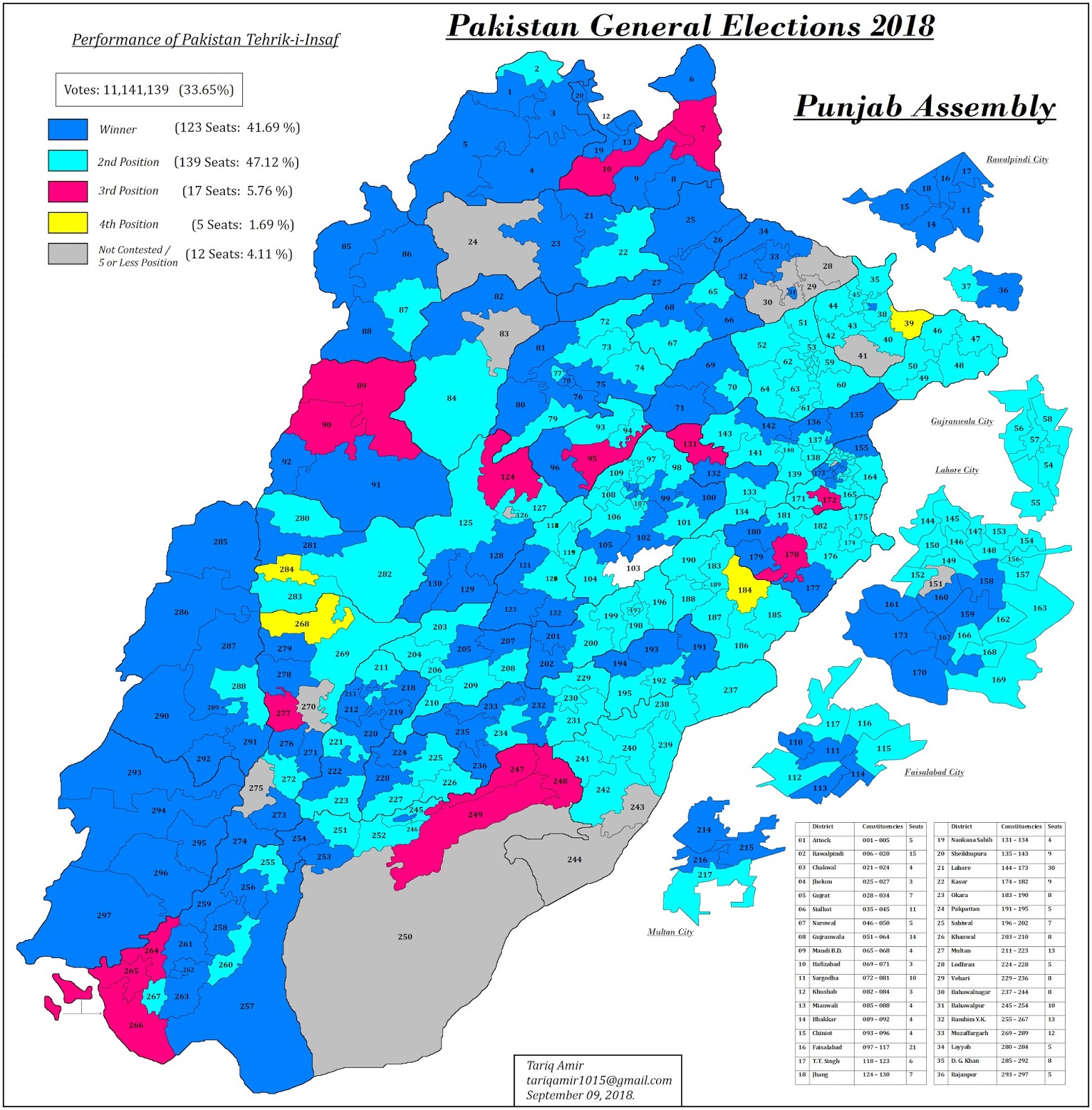 Pakistan Geotagging: 087 - Pakistan Elections 2018 - Punjab Assembly