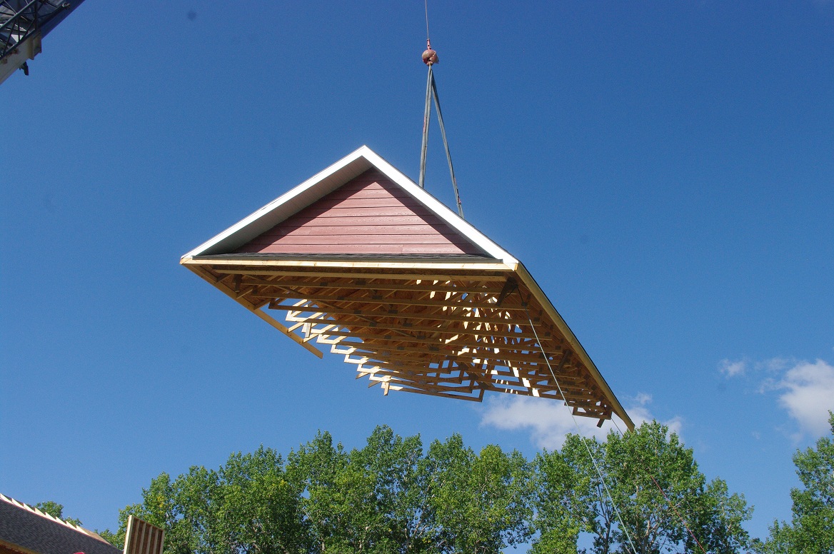 Thousand Square Feet: Owner Building a Home - Day 48 - Raising the Roof