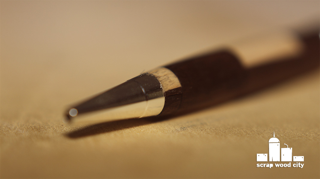 scrap wood city: How to make a segmented pen on the lathe