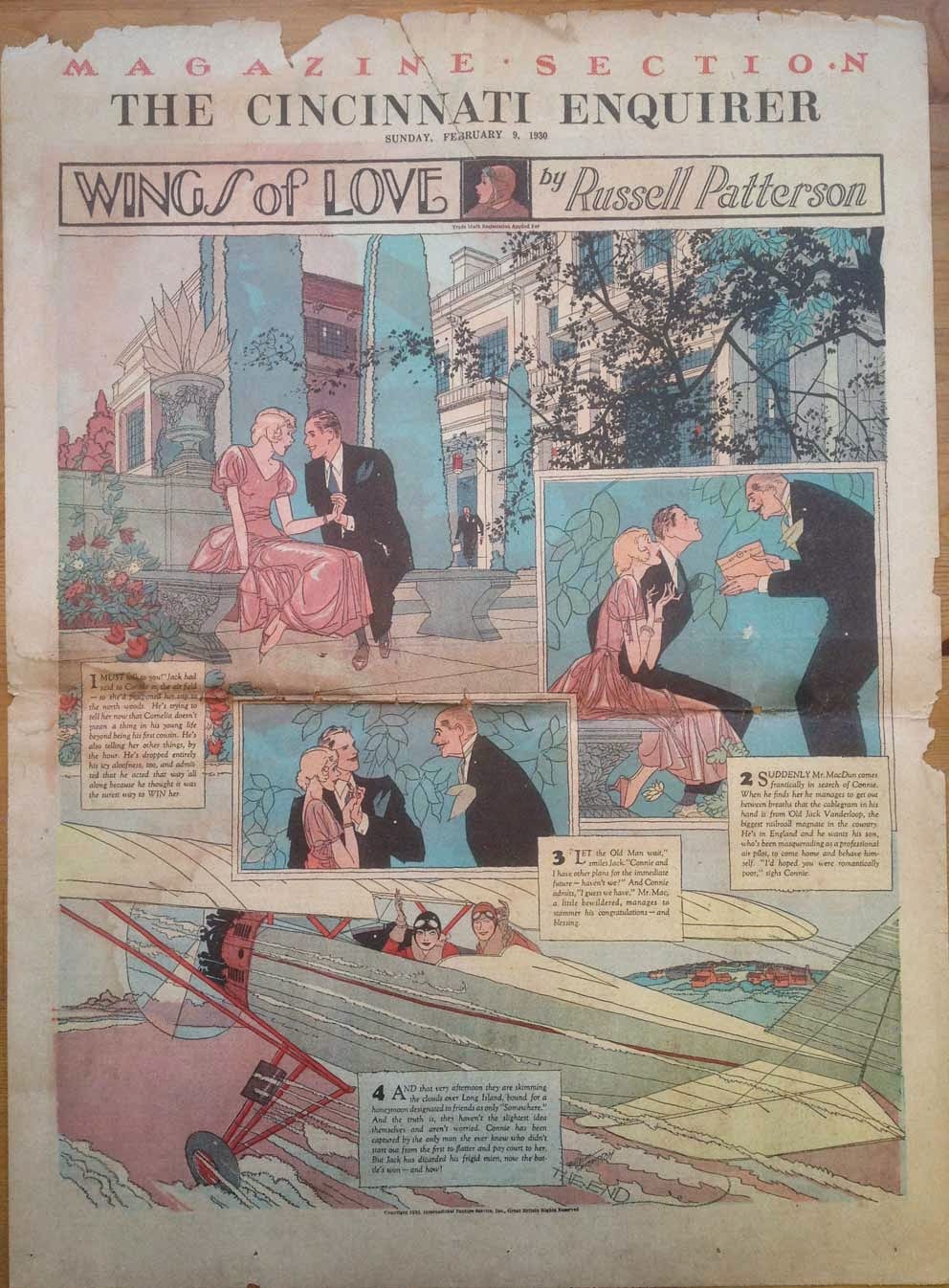 The Art of Russell Patterson: 02 Wings of Love 1929 - 1930