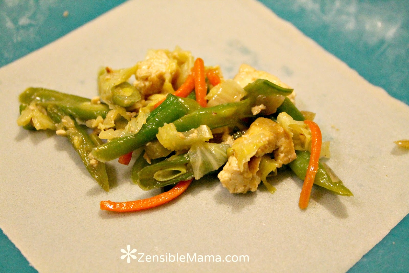 Zensible Mama: Filipino Dish: Veggie and Tofu Lumpia Vegetarian Recipe