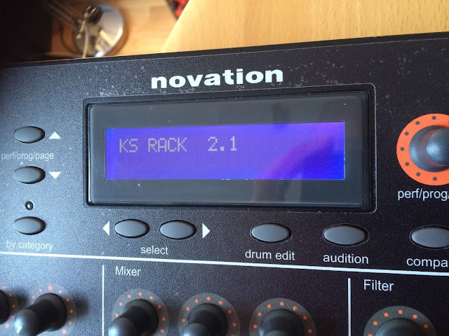 MATRIXSYNTH: Custom Black One-Off Novation KS Rack Synth