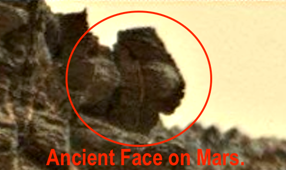 UFO SIGHTINGS DAILY: Ancient Fossil Found On Mars Near Face Statue ...