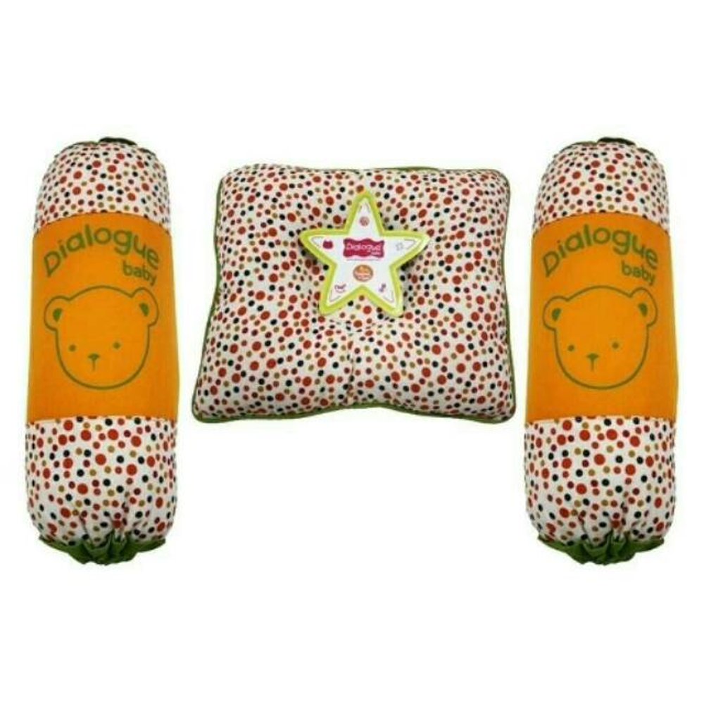 Set Bantal Guling-Bantal Peang + Guling Print Dialogue Polka Series ...