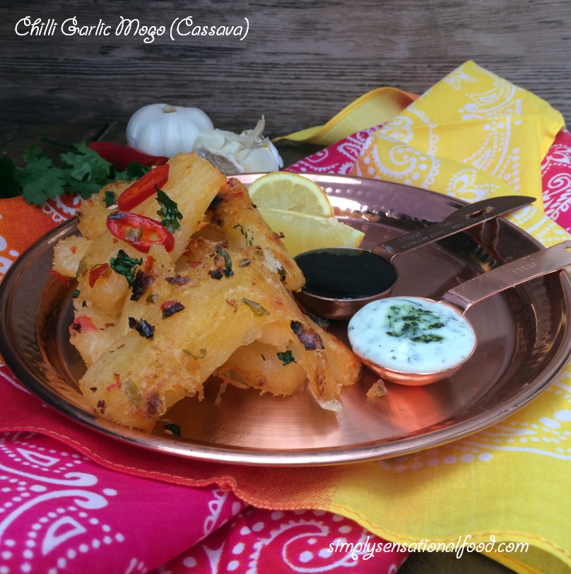 Chilli Garlic Mogo (Cassava) | simply.food