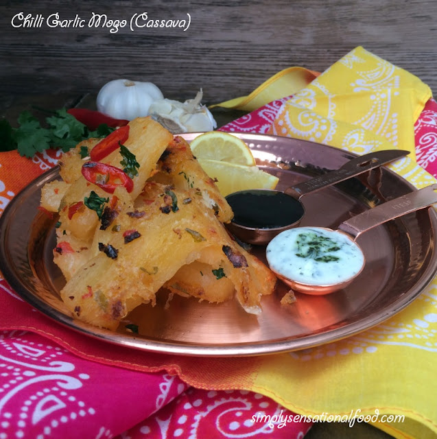 Chilli Garlic Mogo (Cassava) | simply.food