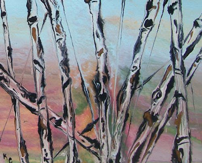 Daily Painters Of Colorado: "Abstracted Aspens # 47" Original ...
