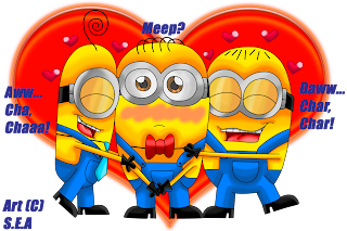 Sarah's Fan Characters: Minon Group Hug