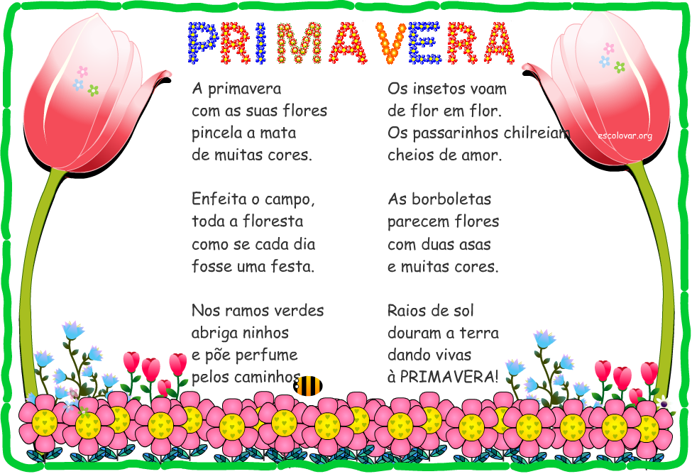 PORTU ESCOLA: A Primavera
