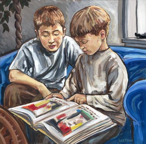 Reading and Art: Jesse Joshua Watson