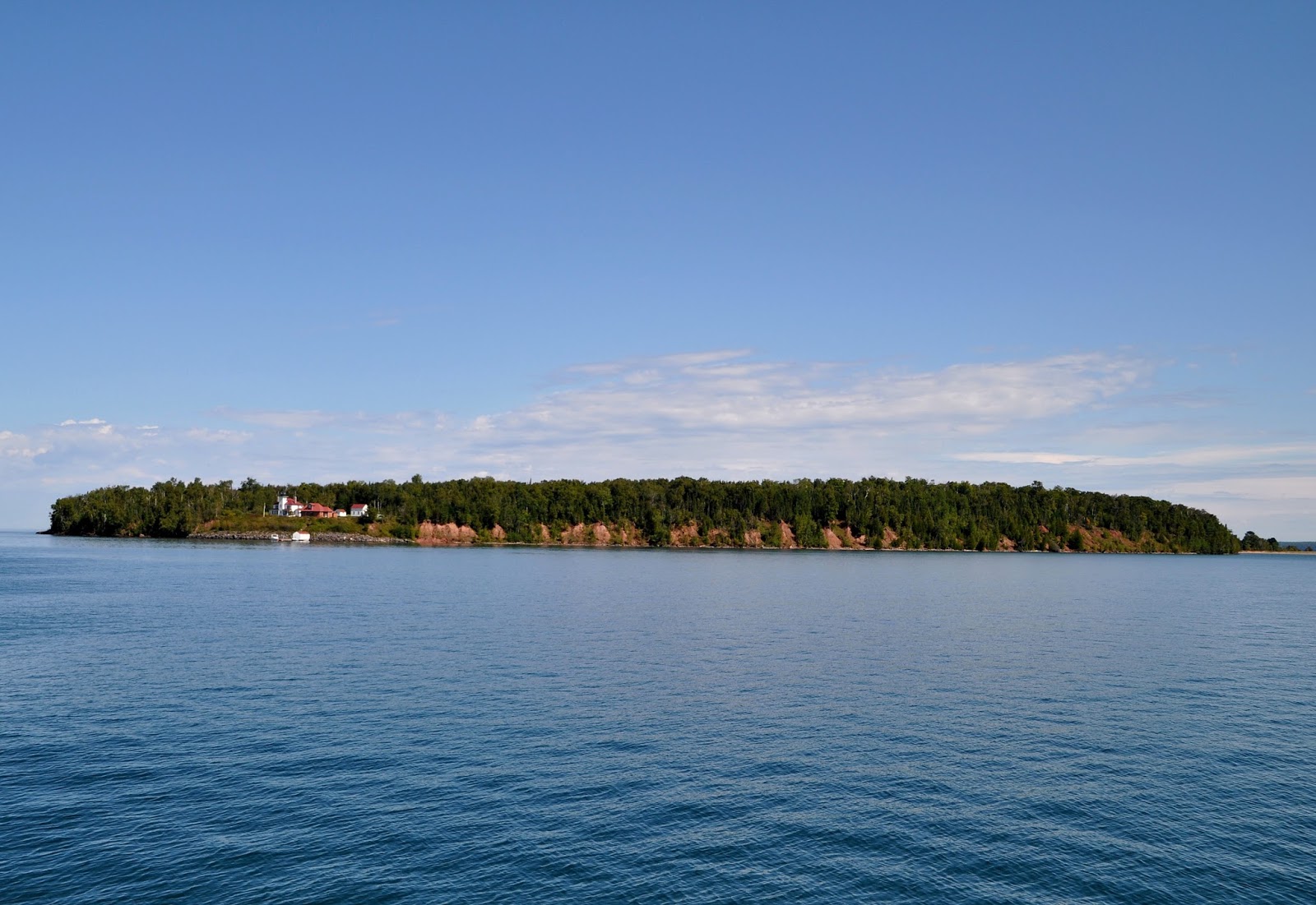 WC-LIGHTHOUSES: RASPBERRY ISLAND LIGHTHOUSE-RASPBERRY ISLAND, WISCONSIN