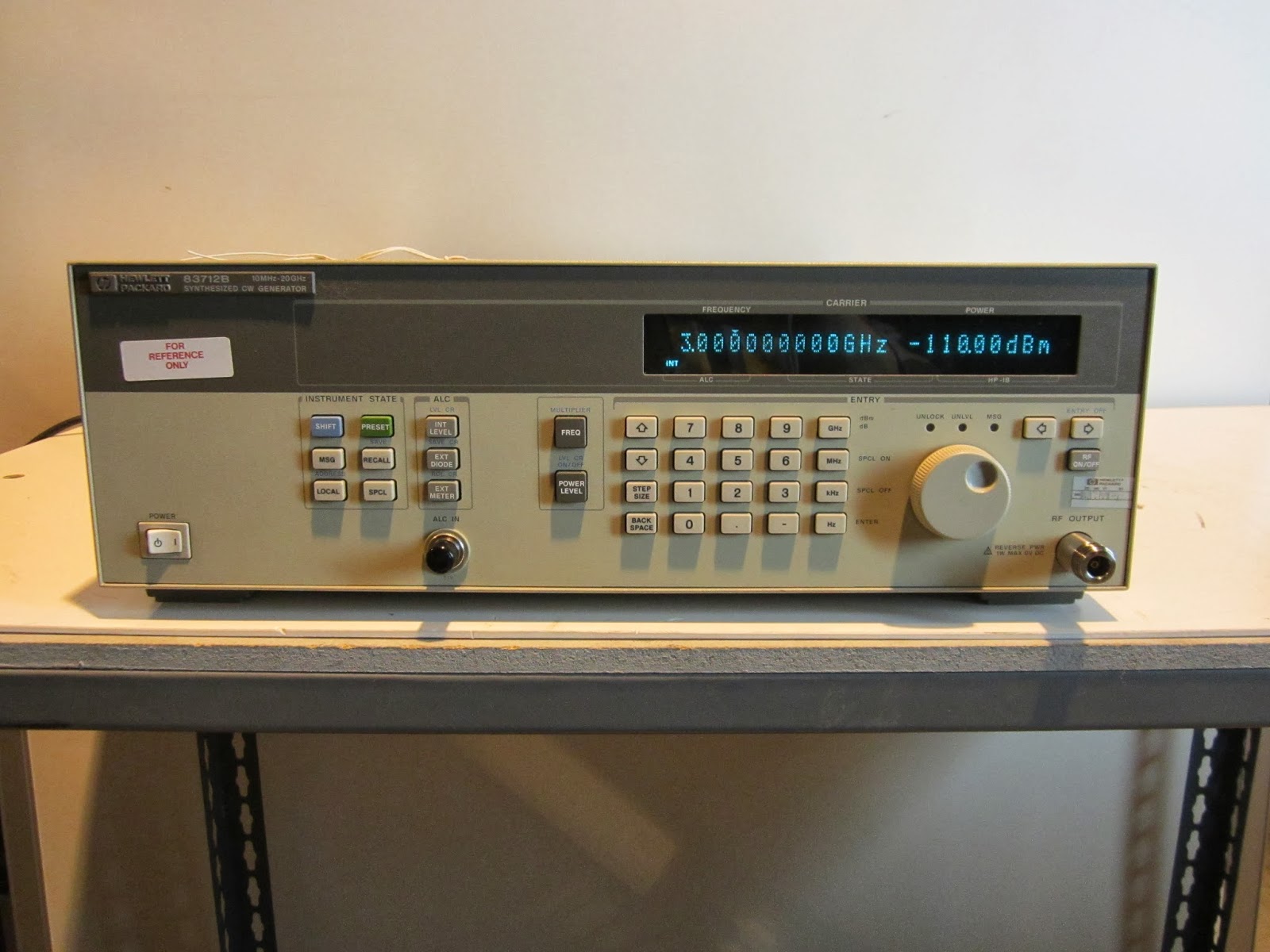HP 83712B Synthesized CW Generator 10MHz to 20GHz (TMU088) - Panatron Inc.