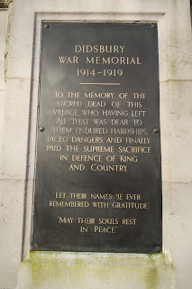 Didsbury War Memorial - Kathryn's history blog