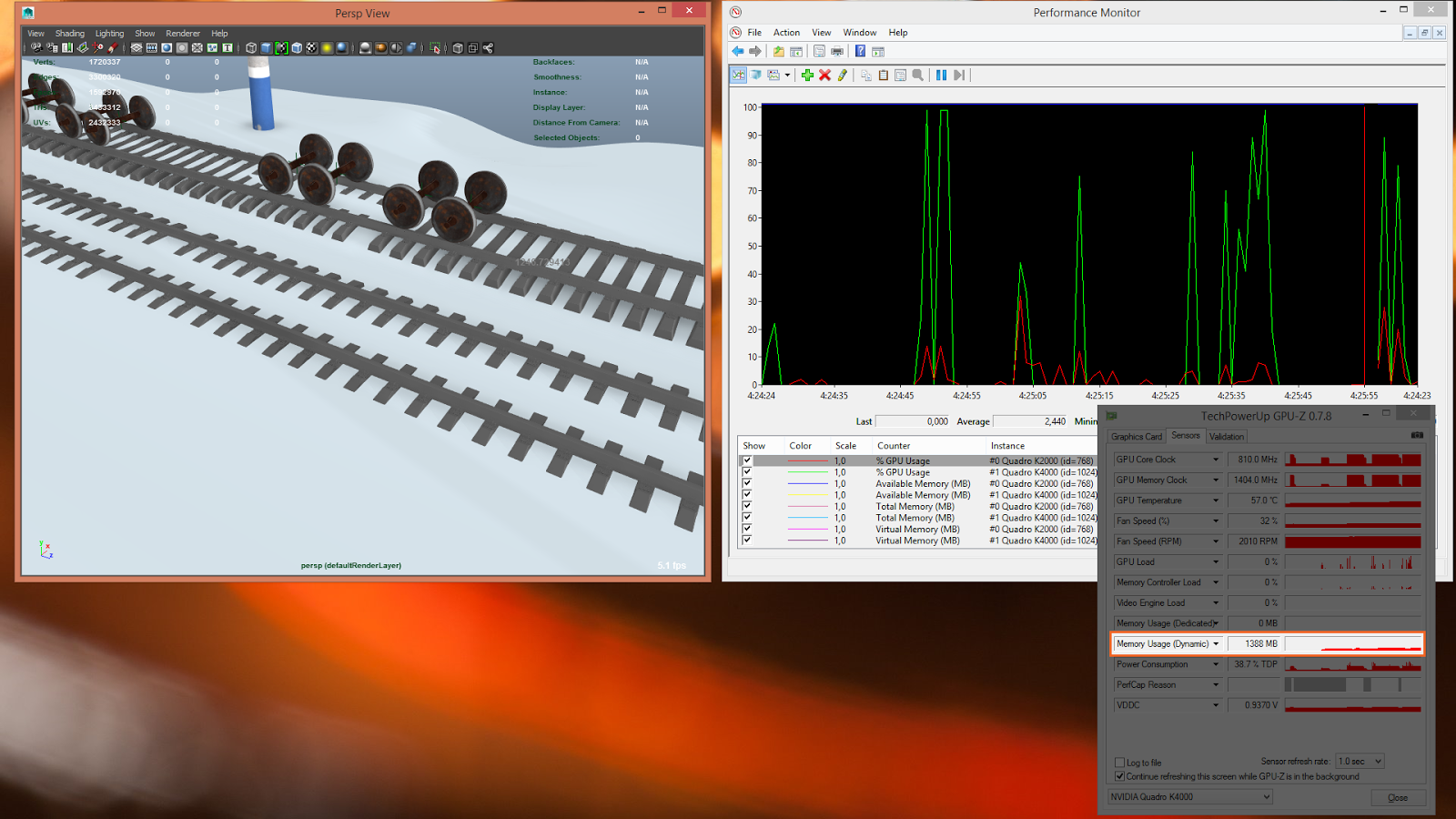 n:PhysX: Autodesk Maya 2015 и функции с GPU ускорением