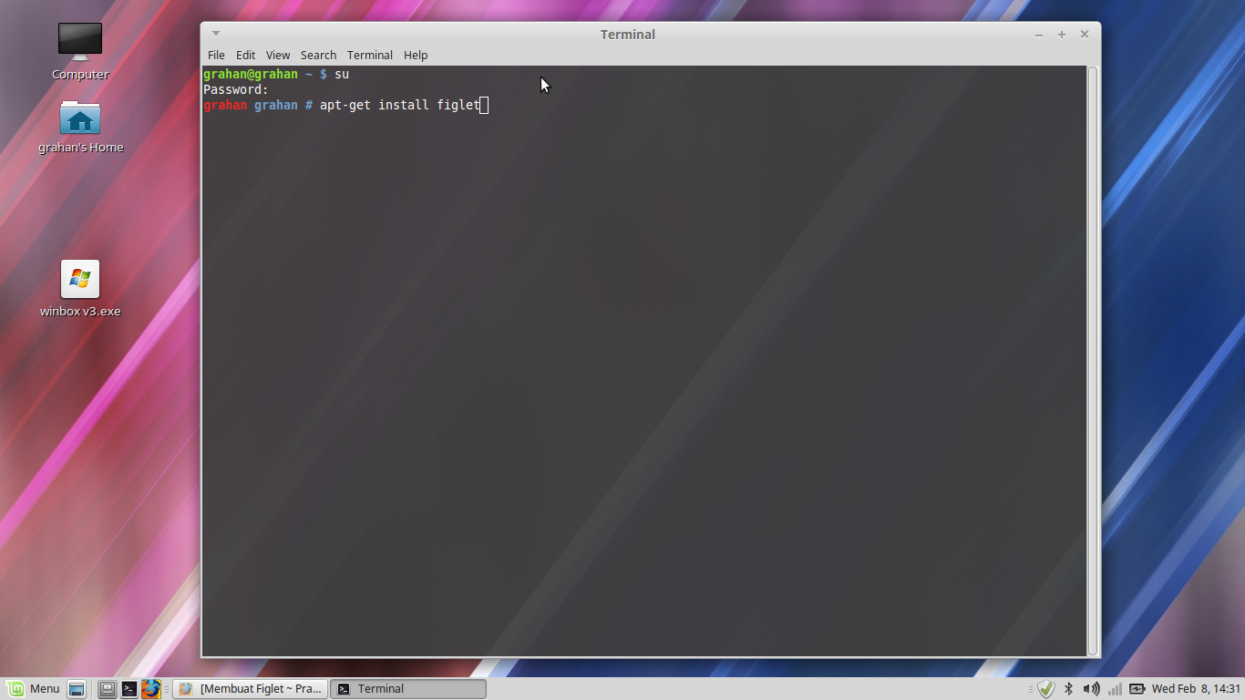 Membuat Figlet di Linux Agar Mempercantik Terminal!