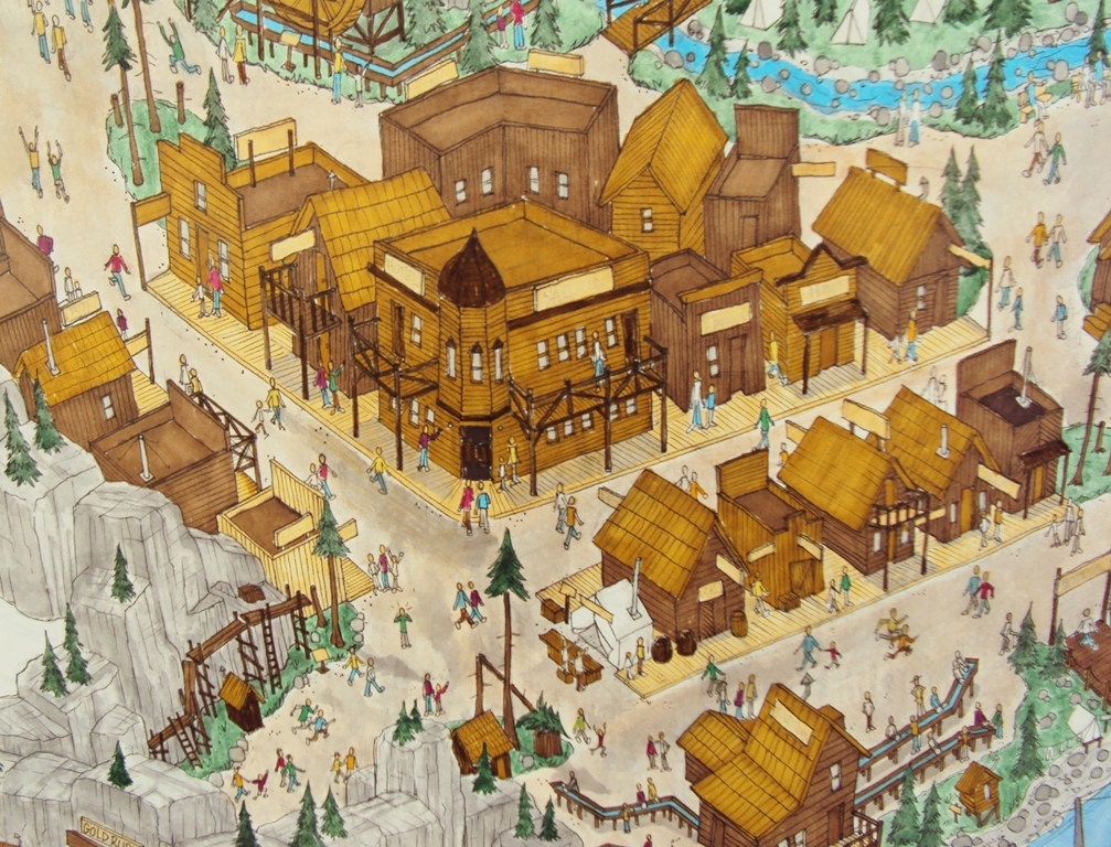 Lance Cardinal Creations: GOLDRUSH THEME PARK CONCEPT
