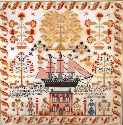 N e e d l e p r i n t: Mary Jenkin's New Welsh Folk Art Sampler Blog