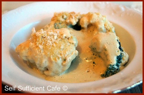 Self Sufficient Cafe: Suma Bloggers Network - Broccoli & Cauliflower Mornay