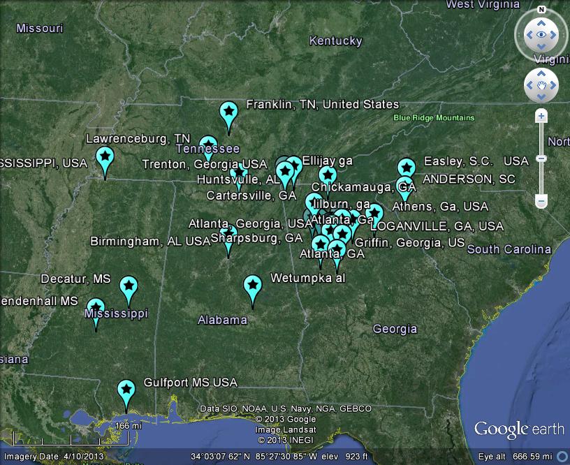 The Latest Worldwide Meteor/Meteorite News: Breaking News- GA AL TN MS ...