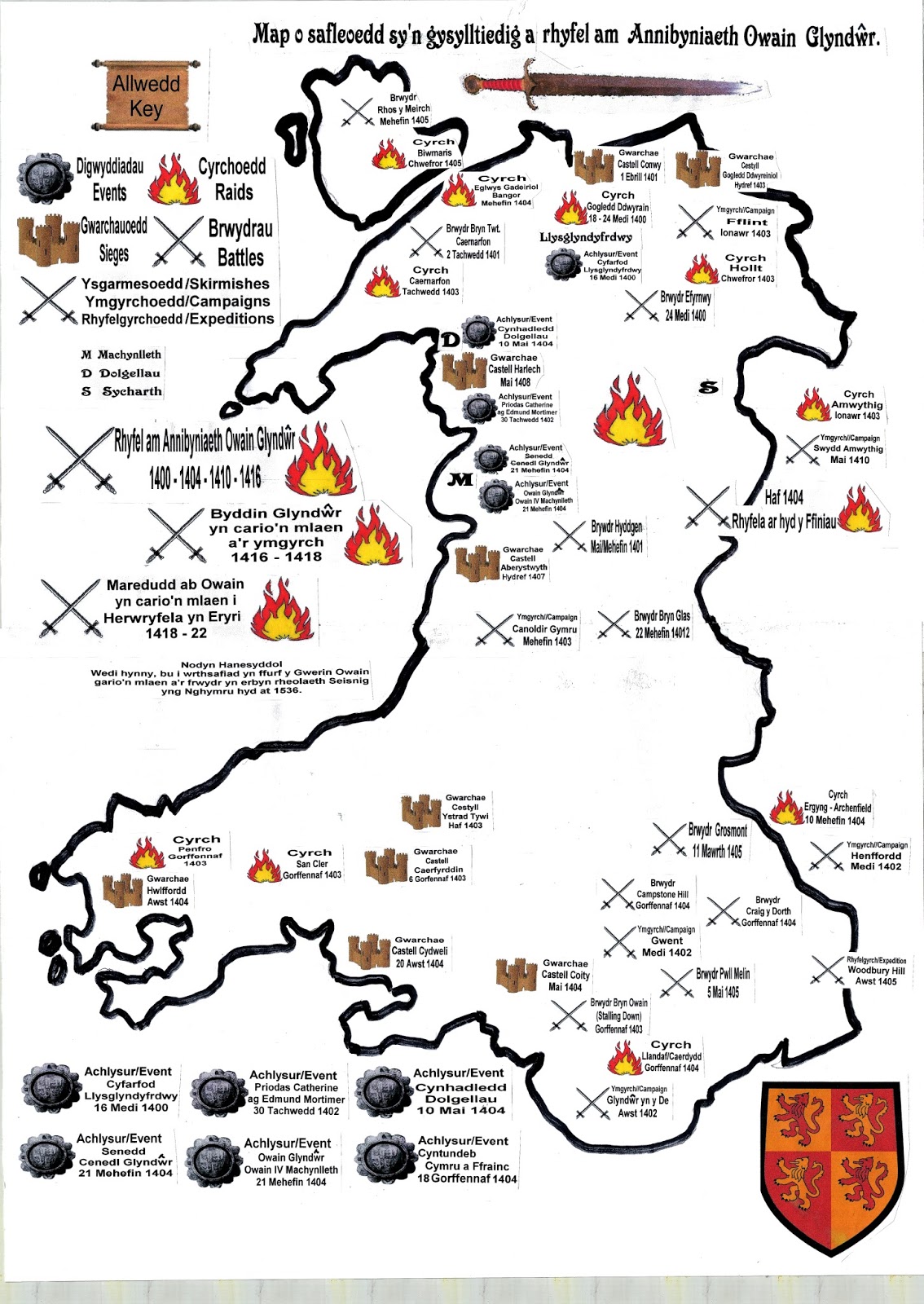 GLYNDWR 660: 1354 - 2014 Blwyddyn Goffa Genedigaeth Owain Glyndwr ...