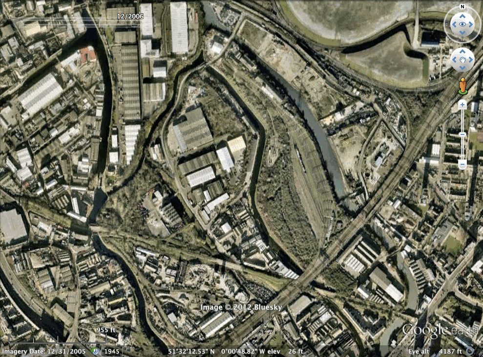 Google Earth Time Machine: London, UK