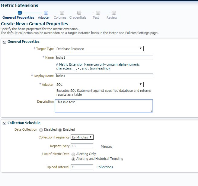 My DBA Reference: Metric extensions for user defined metrics OEM 12c