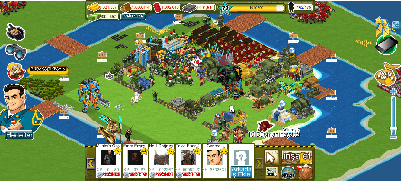 Social Wars Kalıcı Sınırsız Hile ~ Android Ve Facebook Oyun Hileleri