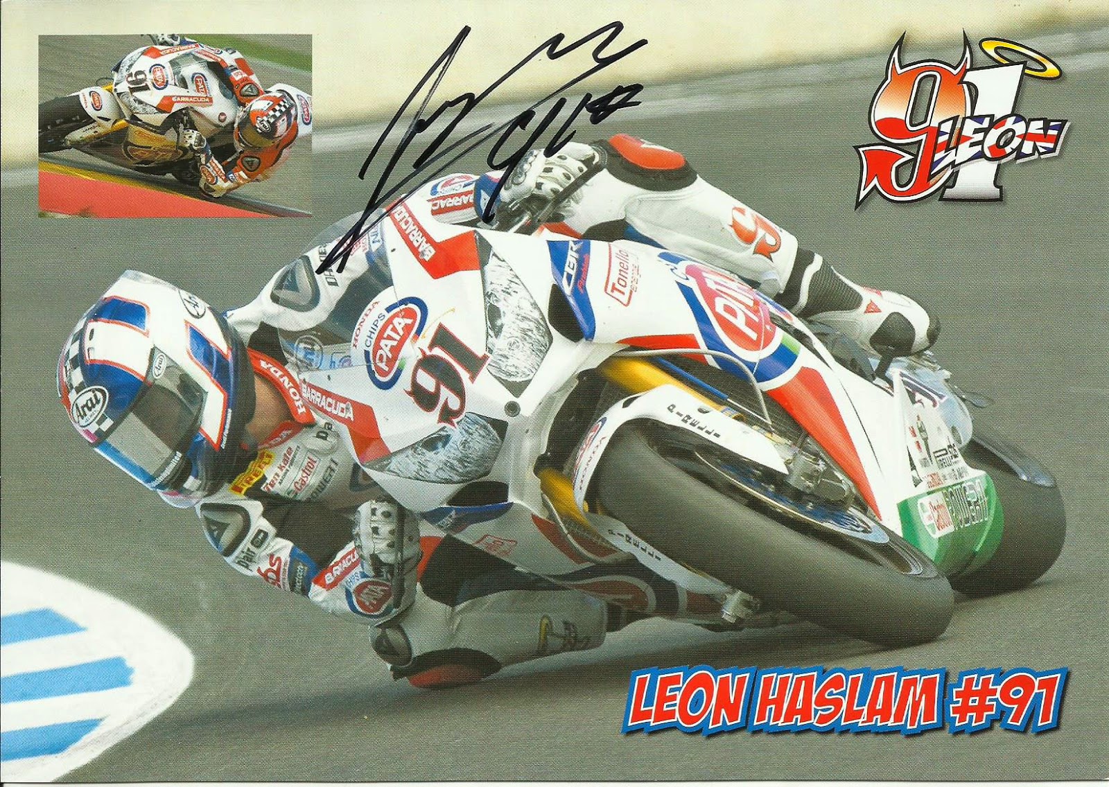Autografy Marcina: Leon Haslam