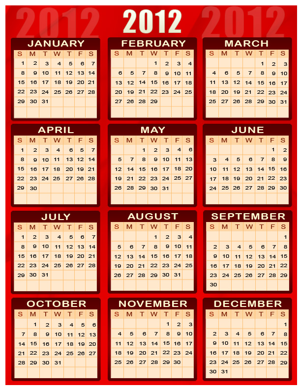 2012 calendar ~ mobile2011