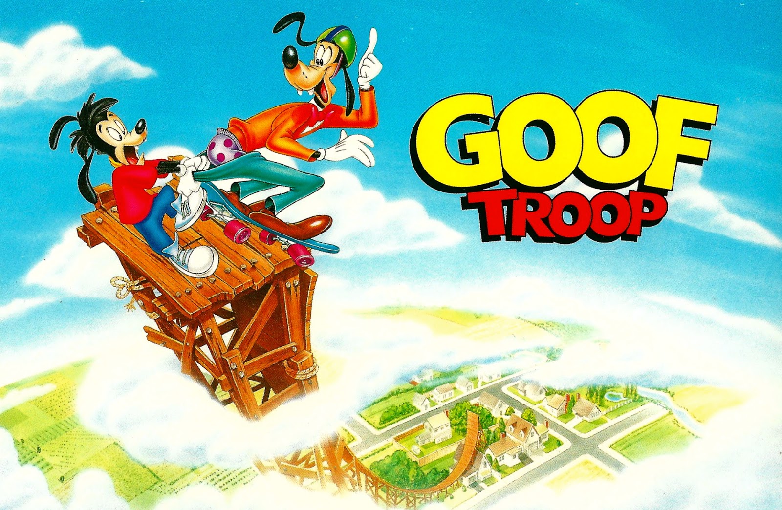 My Favorite Disney Postcards: Goof Troop with Max and Goofy