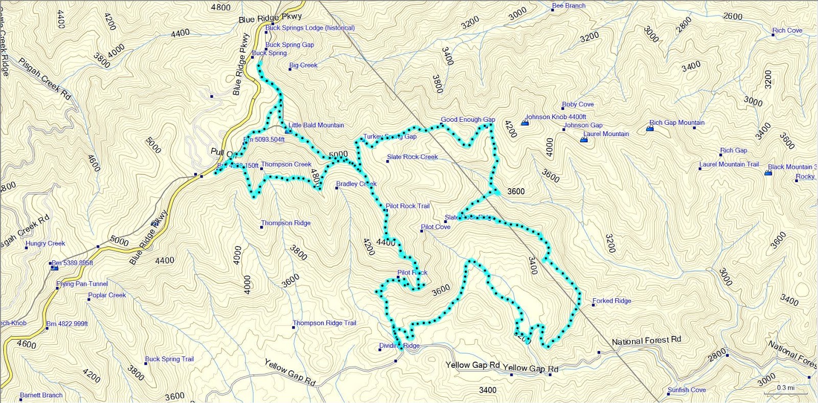 Smoky Scout's Hiking Adventures: Pisgah 400 Hiking Challenge: It's Official