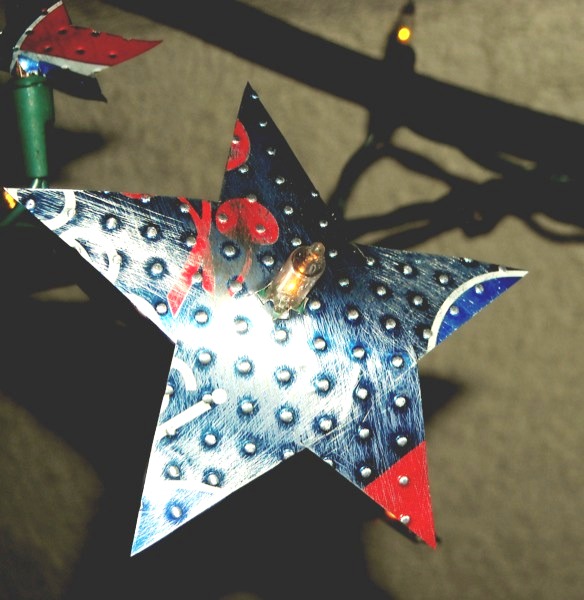 Faerie * Dust * Dreams: Tuesday Tutorial- "Soda Can Star Lights"