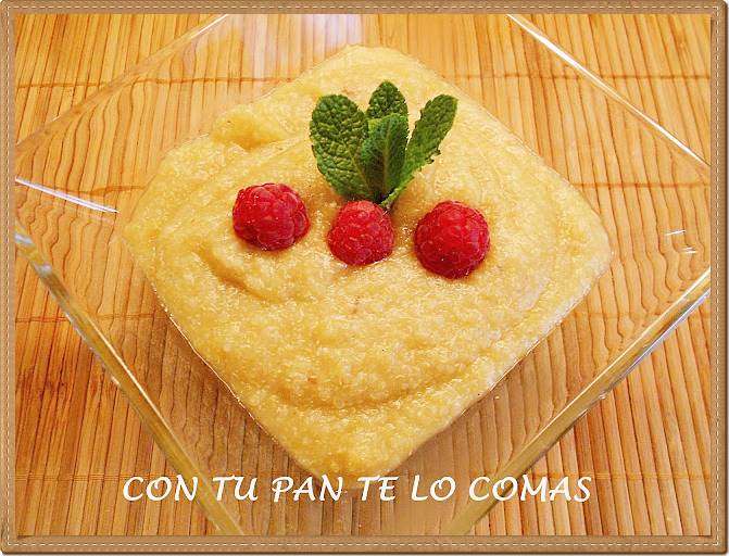 POSTRE DE QUÍNOA CON MANZANAS