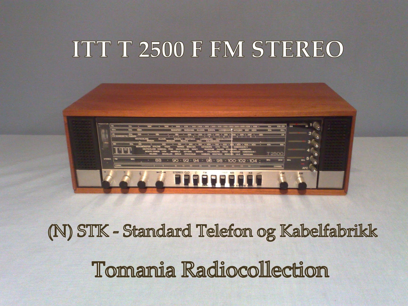 TOM's TECH TOYS: ITT Schaub Lorenz