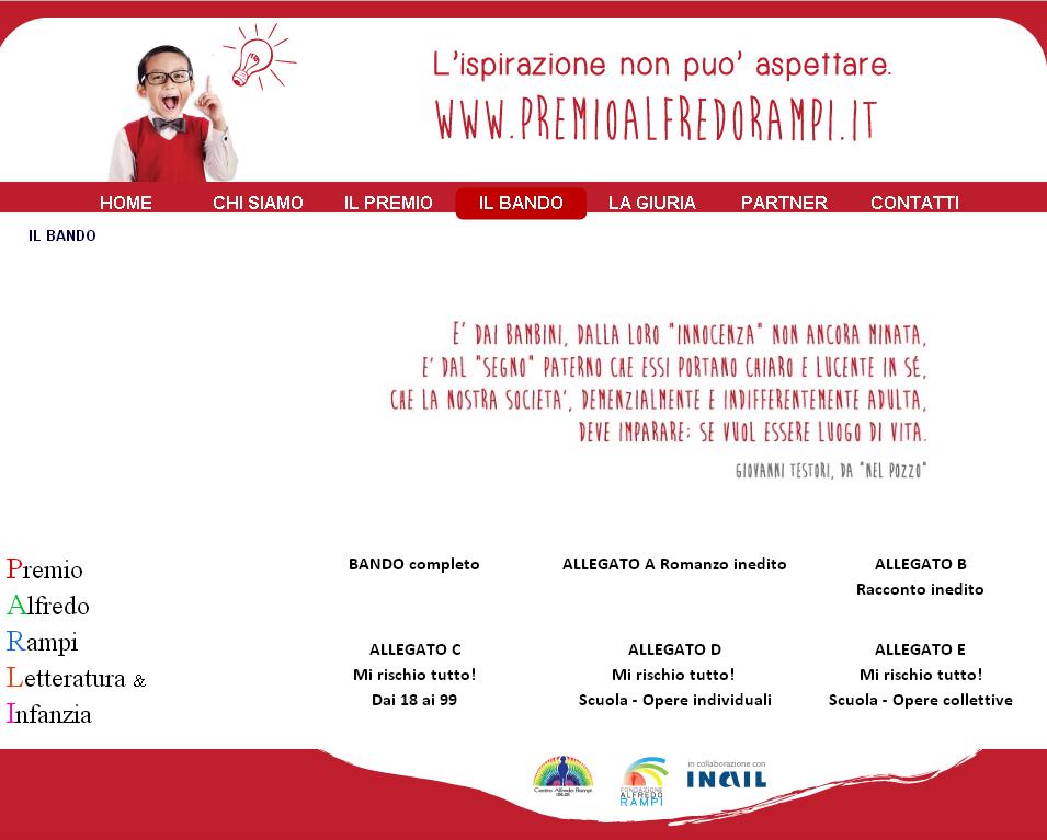 SALA D'ATTESA 1: Premio Alfredo Rampi - Roma