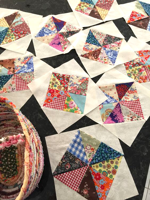 Beautiful Skills - Crochet Knitting Quilting : Scrappy Pinwheel in a ...