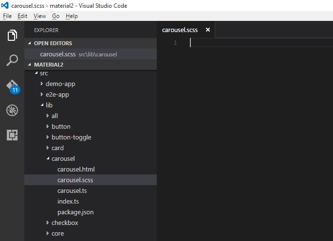 Explore Sitecore: carousel with angular material 2