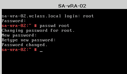 Virtualization The Future: Unable to Authenticate root user in vRA ...