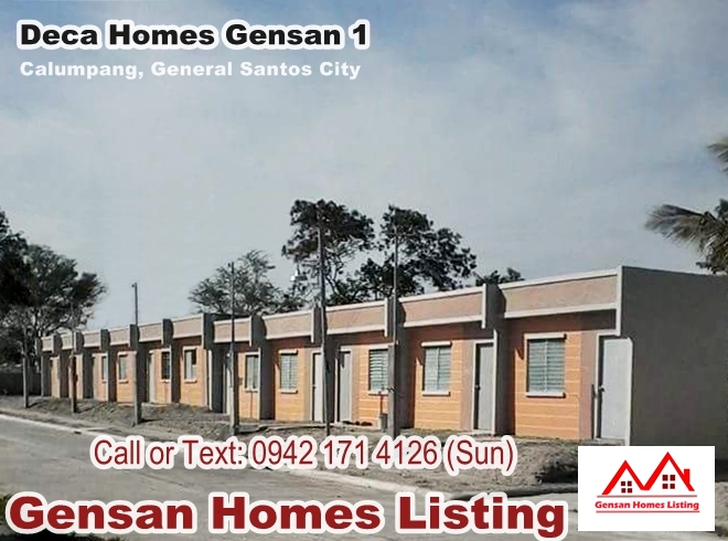 Gensan Homes Listing: DECA HOMES GENSAN 1 (Socialized) - Calumpang ...