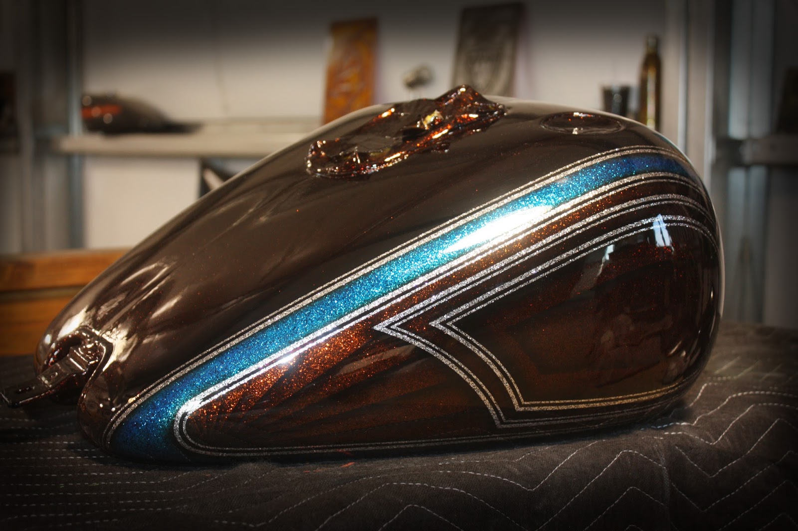 Root Beer Brown Metallic Paint