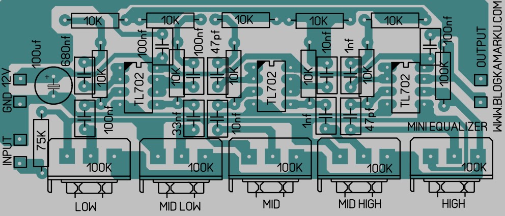 Ide Skema Pcb Mixer 8 Potensio, Skema Pcb