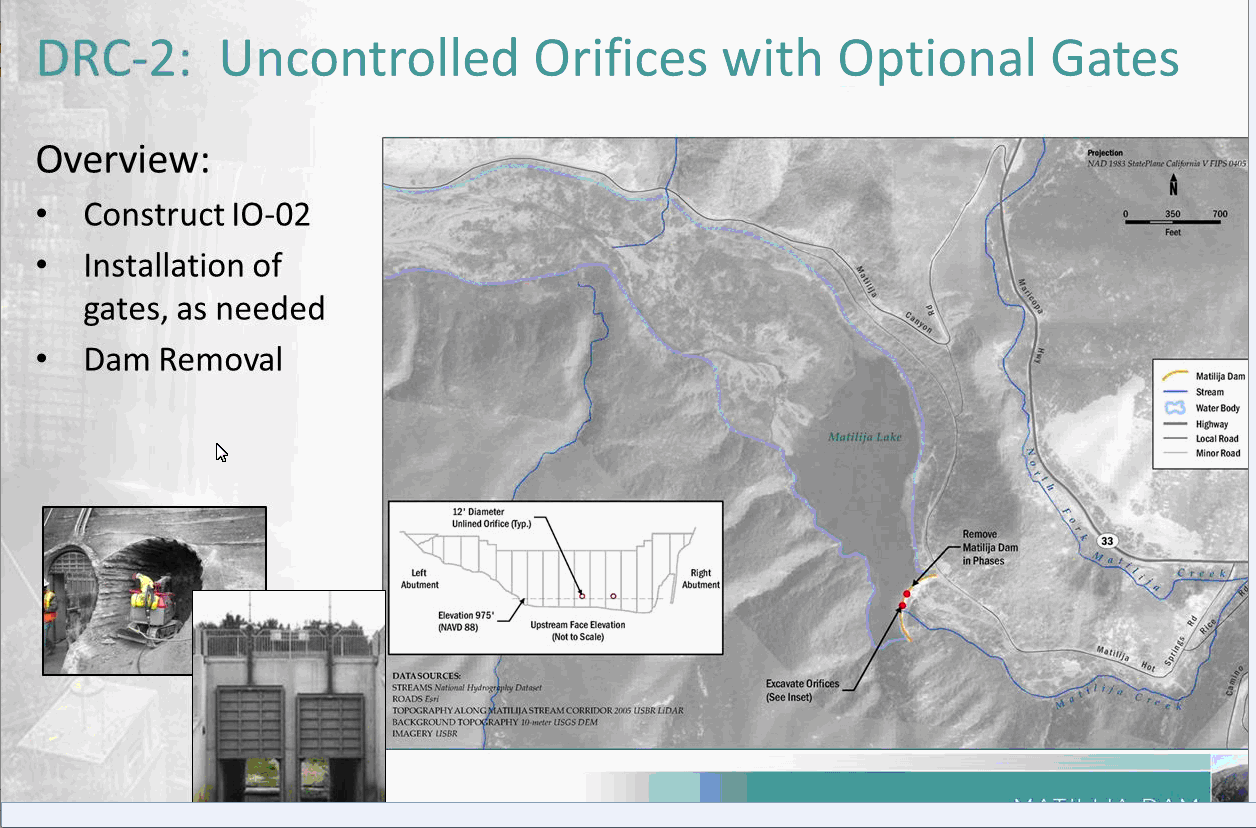 Ventura River Ecosystem: Matilija Dam - Studies and Next Steps